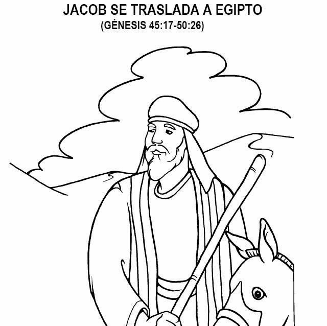 Imagenes Cristianas Para Colorear: Jacob Para Colorear