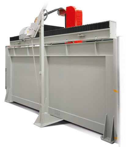 Breton Smart-Cut 550 OPTIMA - 5 axis CNC bridge saw with built-in ...