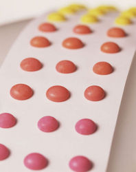 Fourth Grade Nothing: Retro Candy Buttons Colored Dots
