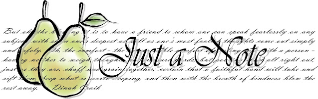 Beccy's Place: Just A Note Freebie