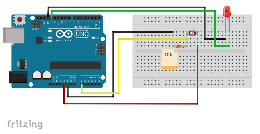 Arduino sensor LDR ~ Robotik Tangerang