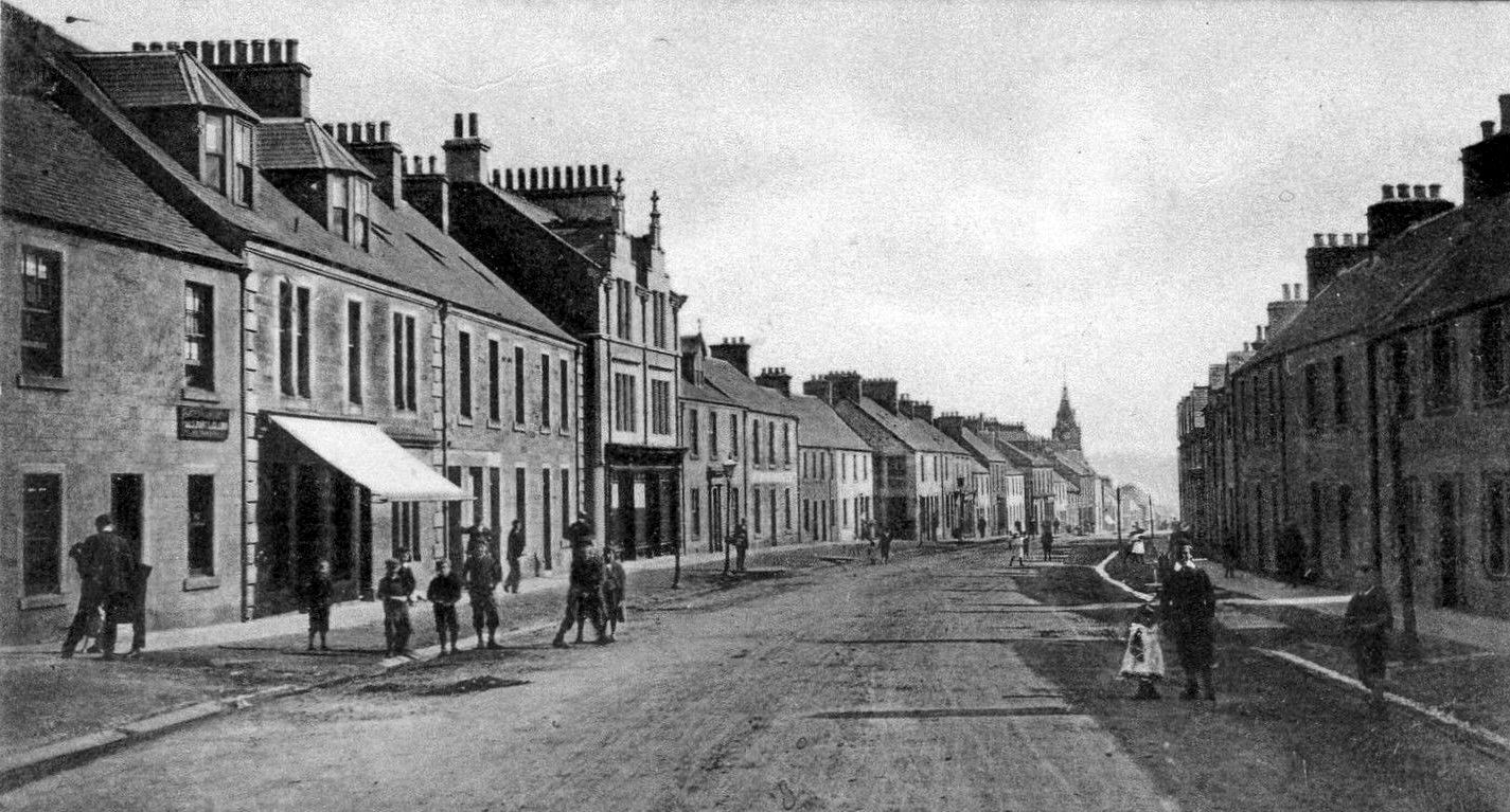 Tour Scotland: Old Photographs High Street Auchterarder Perthshire Scotland