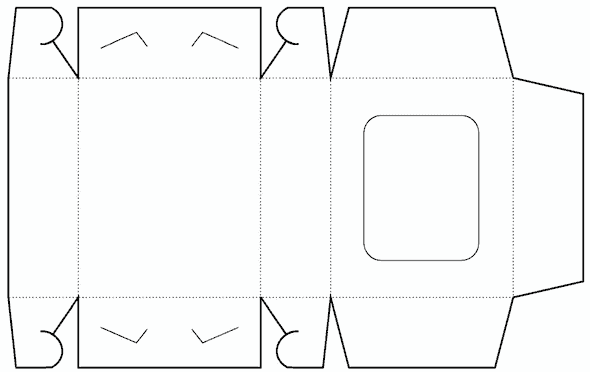 free-printable-box-template-055 | Printable box, Box template, Free ...
