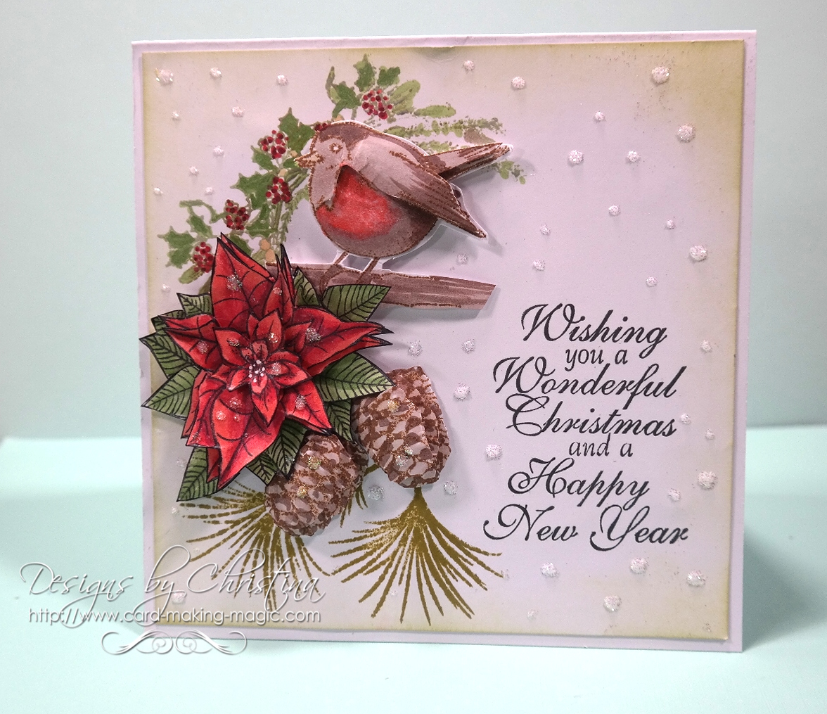 Flowers, Ribbons and Pearls: Creative Stamping 61 Fancy Foliage Winter