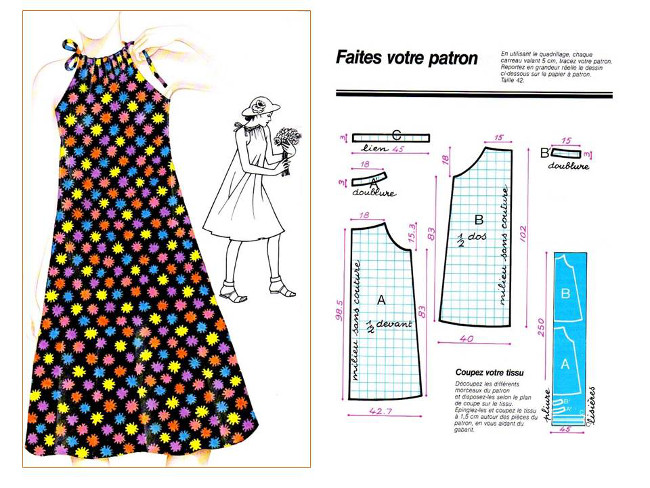 patron couture gratuit