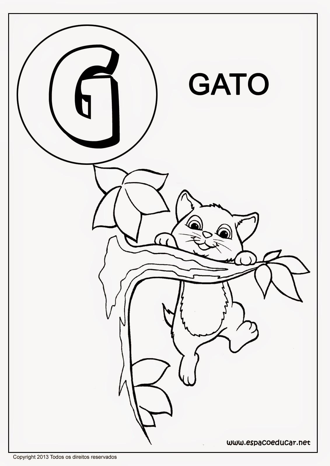 Alfabeto de colorir - Alfabeto para colorir, pintar, imprimir ou fazer ...