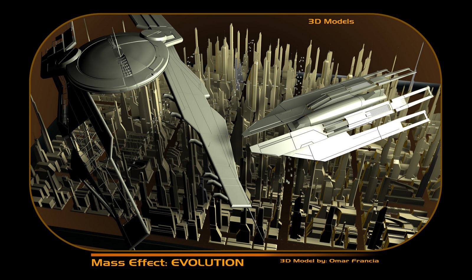 OMAR FRANCIA - Comics: MASS EFFECT: Evolution - 3D Art - PART 2