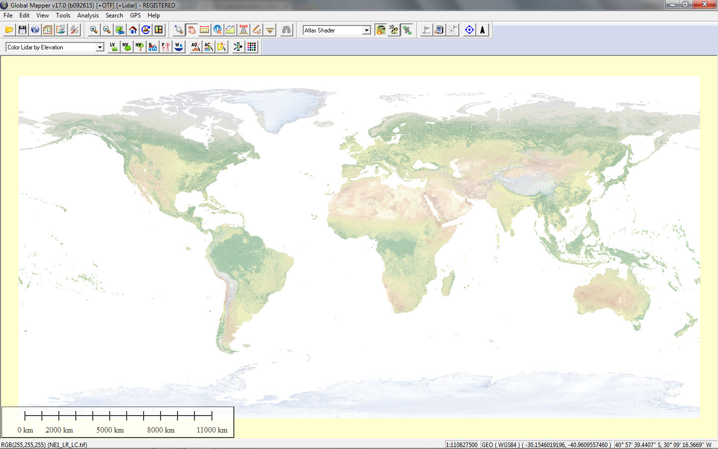 Cartografía Digital: Natural Earth: datos mundiales libres.