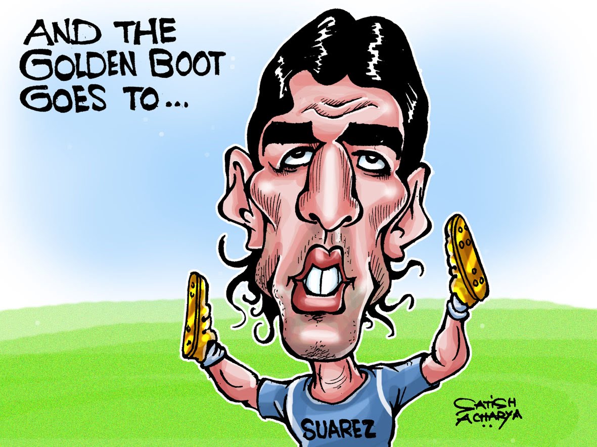 ANIMATIONS WALLPAPER NEW: New Cartoon - Luis Suarez (Uruguay Soccer Player)