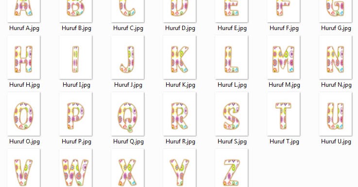 Design Huruf - Koleksi Cikgu