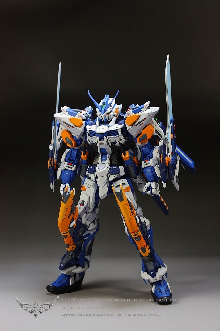 Custom Build: MG 1/100 Gundam Astray Blue Frame Third - (Resin Conversion)