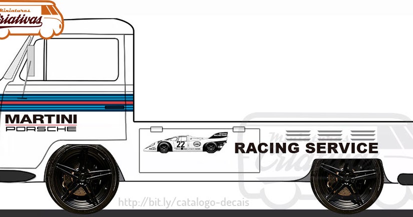 Kombi Pick Up Porsche Martini Racing Service