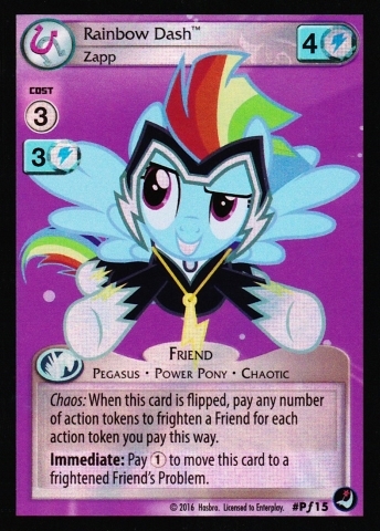 My Little Pony Rainbow Dash, Zapp High Magic CCG Card | MLP Merch