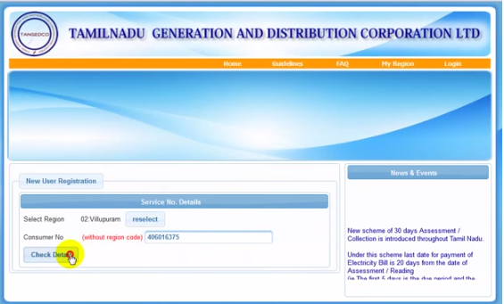 dropdown tech: TANGEDCO Online Payment Pay Electricity Bill in 2 ...