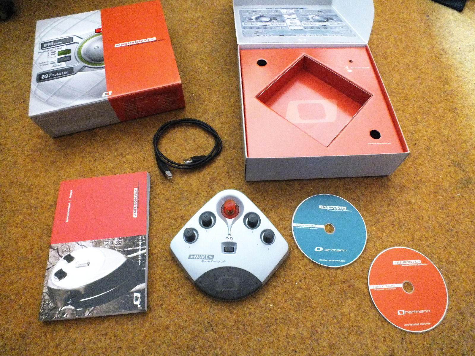 MATRIXSYNTH: HARTMANN NEURON VS NUKE CONTROLLER w/ Original Box, Discs ...