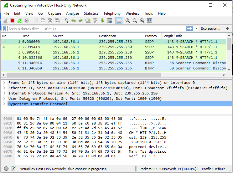 1001 Notes: First Time Running Wireshark