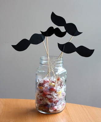 little papercuts: diy paper moustaches