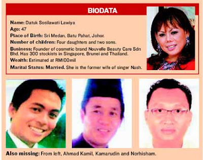 Malaysian Millionaire Datuk Sosilawati Lawiya Missing or Dead ? ~ Here ...
