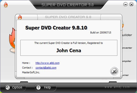 Super DVD Creator 9.8.10 Build 20090715