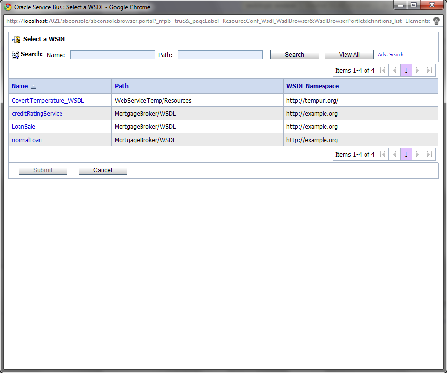 Oracle Service Bus: TUTORIAL: Validate Action dla Web Services