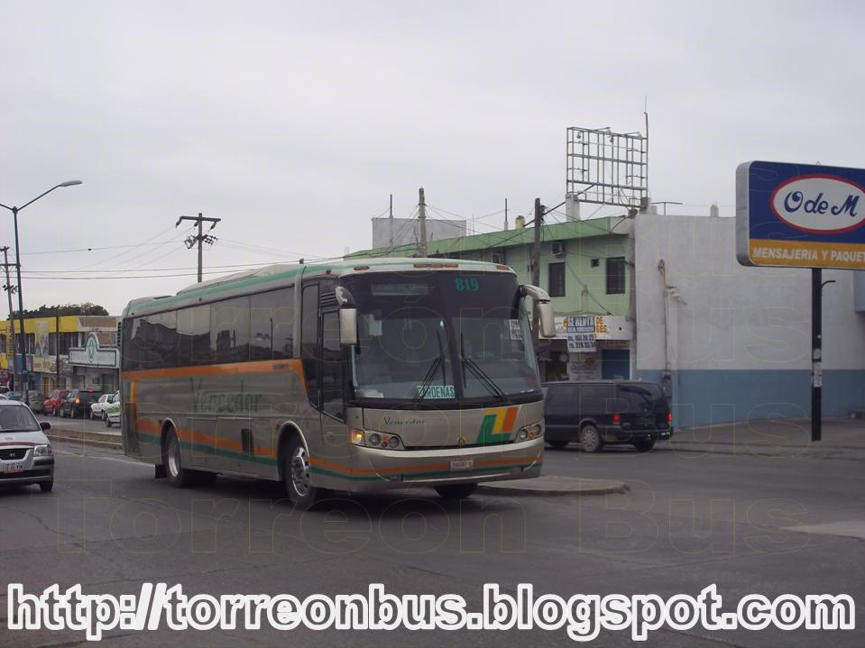 Torreón Bus: Transportes Vencedor Dina y Busscar