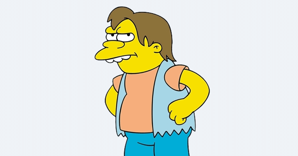 Simpsons Are The Best: School Bully Nelson Muntz