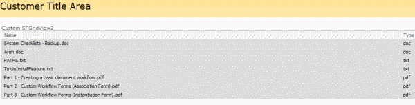 Aroh's Microsoft 365 Musings: How to: Displaying SharePoint List Data by using the SPGridView ...