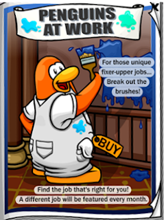 CLUB PENGUIN ISLAND: Penguins At Work! ~ Stage Painter!