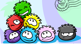 CLUB PENGUIN ISLAND: White Puffle added in postcard!