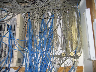 The Trench: 66 Block Wiring Mess Pictures