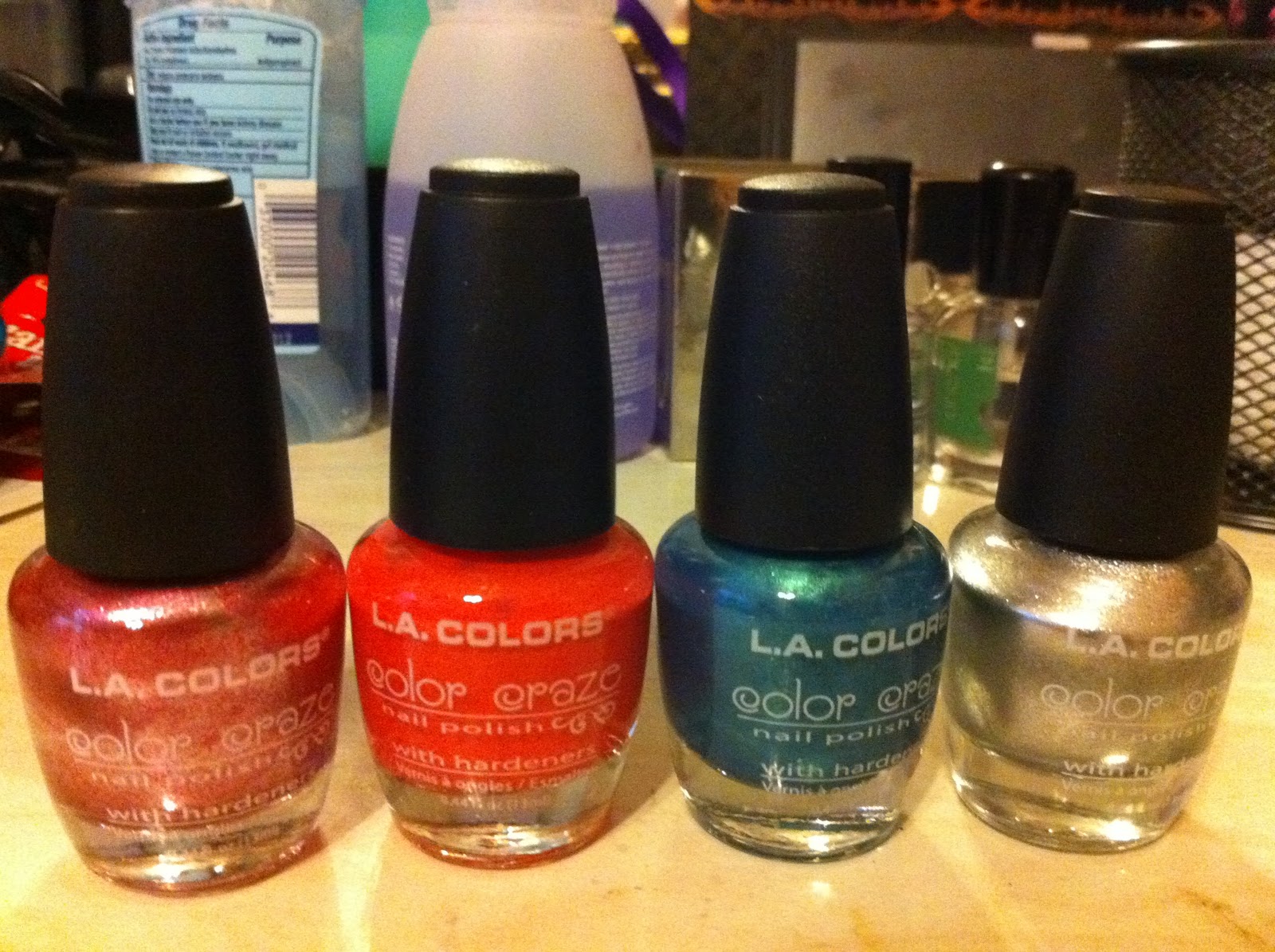 Cutiegingerbread: L.A. Colors Color Craze Nail Polish (swatches)