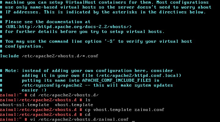 Installasi dan Konfigurasi Webserver Dengan Joomla di Linux opensuse 11.1 Menggunakan Apache ...