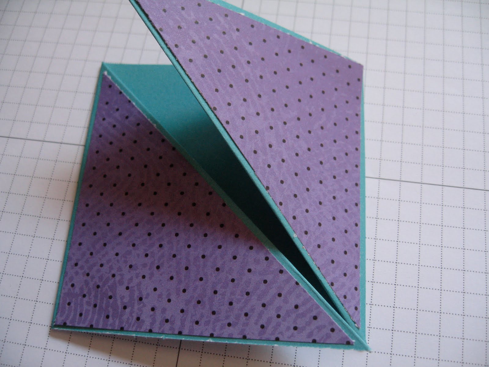 Scrap, Paper, Scissors Academy: Tri-Fold Triangle Card Tutorial- With a ...