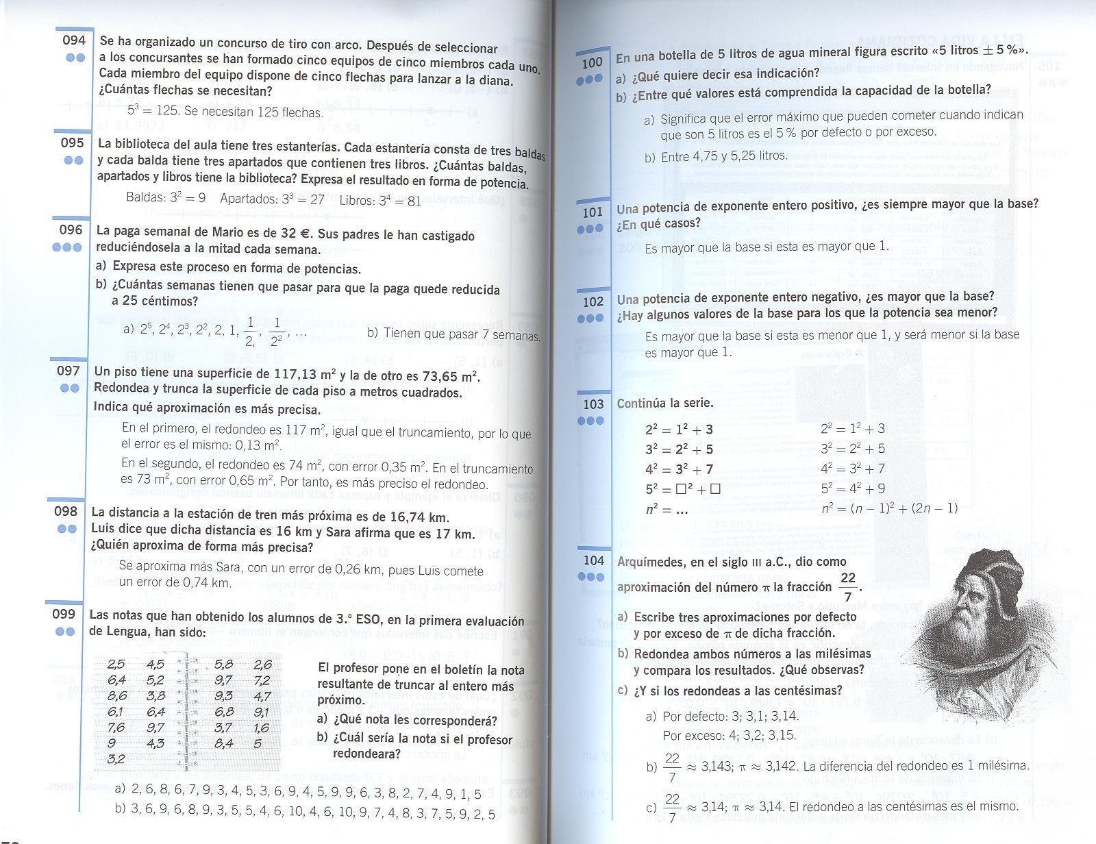 Matemáticas y... lo que caiga: Números reales: ejercicios y soluciones