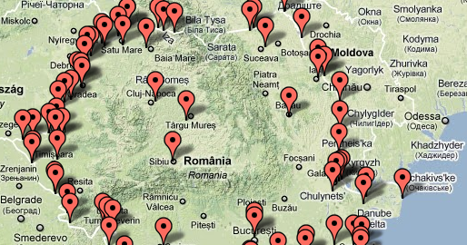 My blog: Harta punctelor de trecere a frontierei