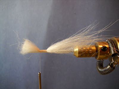 Steelhead Alley Fly Tying: Tube Fly: Simple Finn Raccoon Emerald Shiner