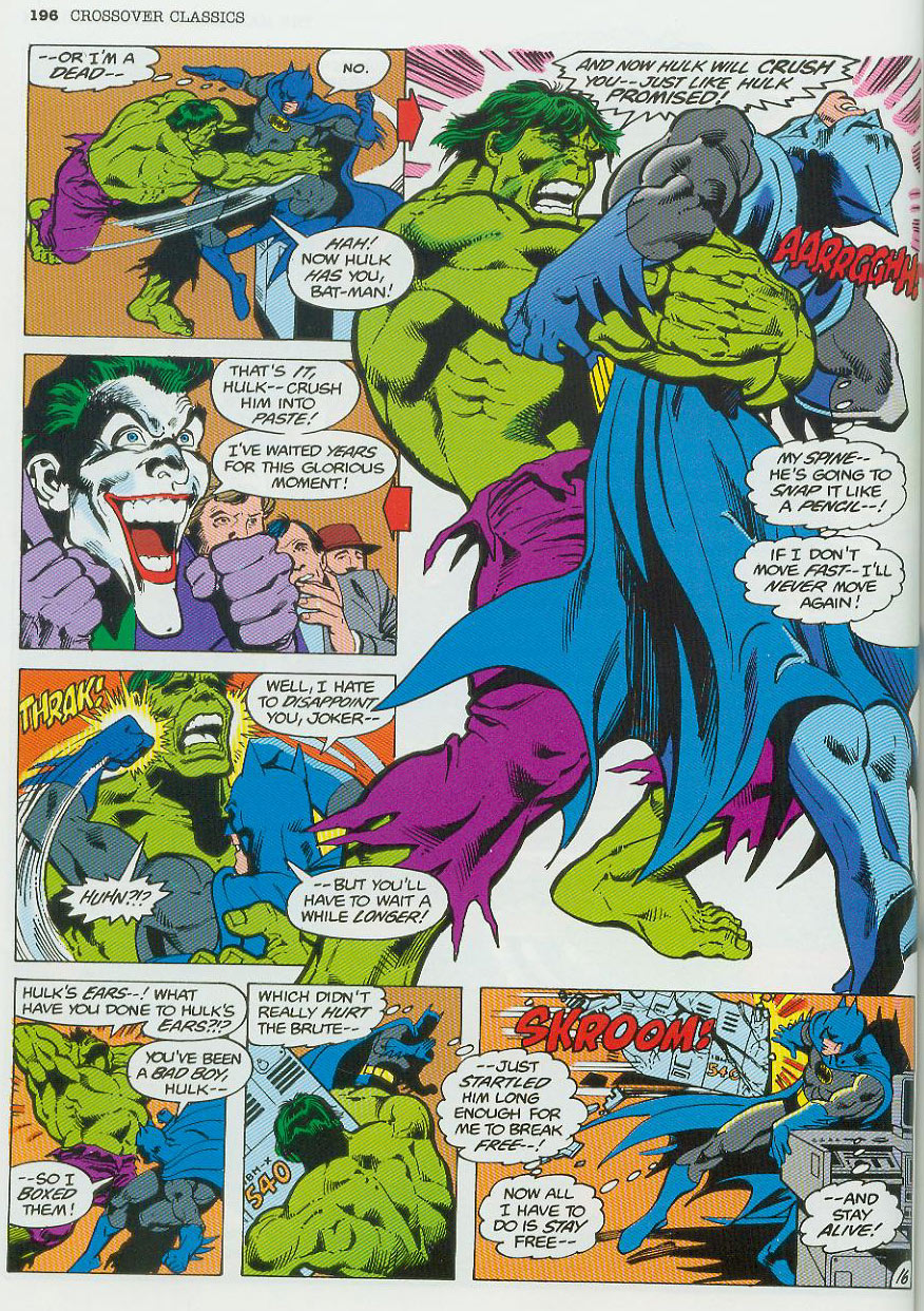Las calles de Gotham: Batman vs Hulk