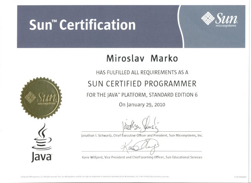 Miro's [B]Log: SCJP 6