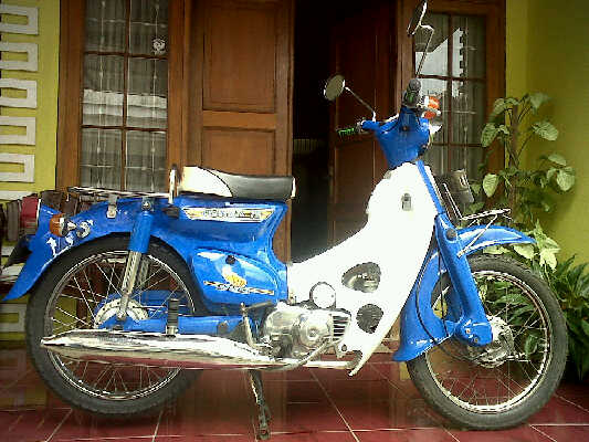 Classic Antik: Honda C70 Tahun 73 Biru - Restored - SOLD