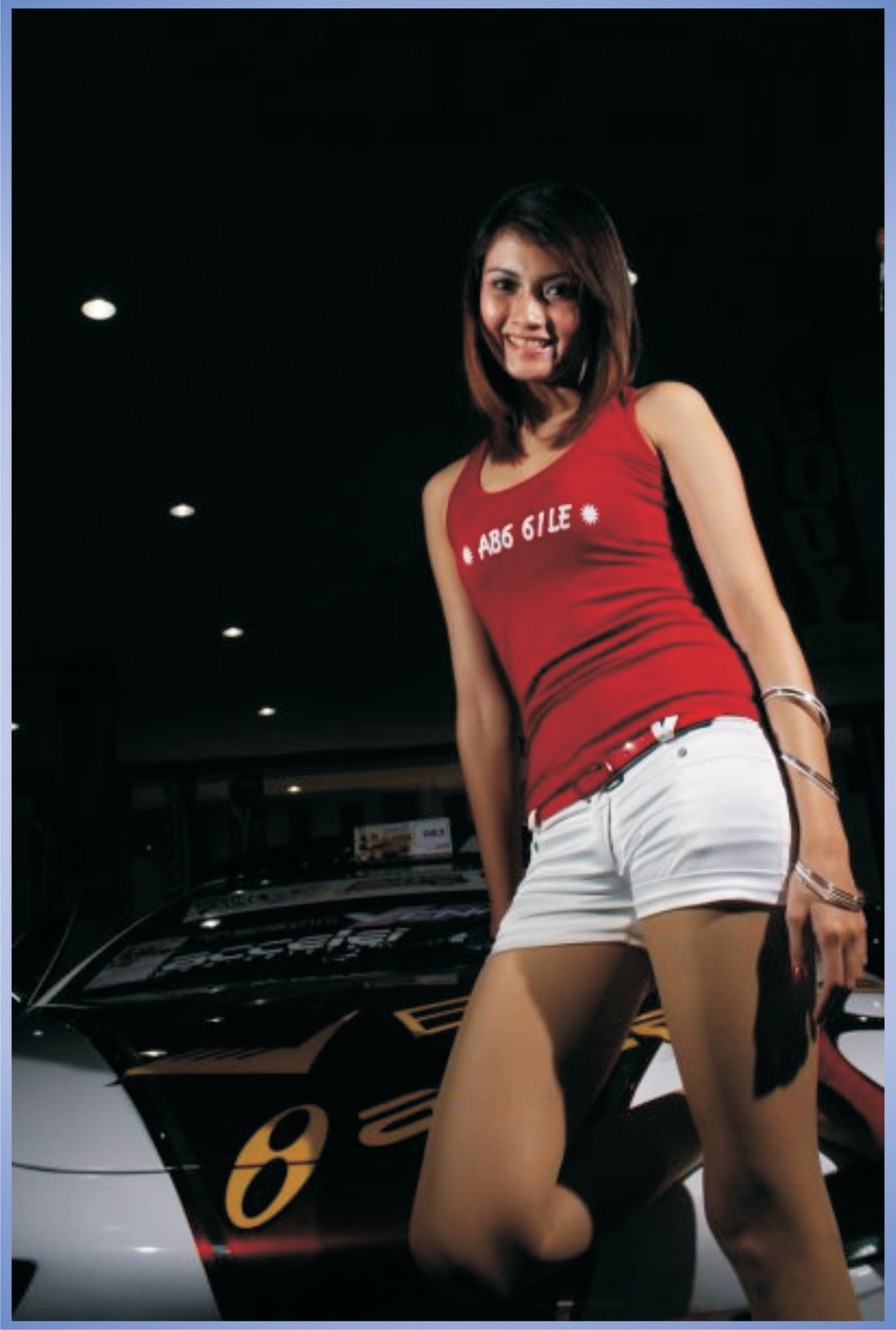 Sales Promotion Girls: Sales Promotion Girls in Bikini dress