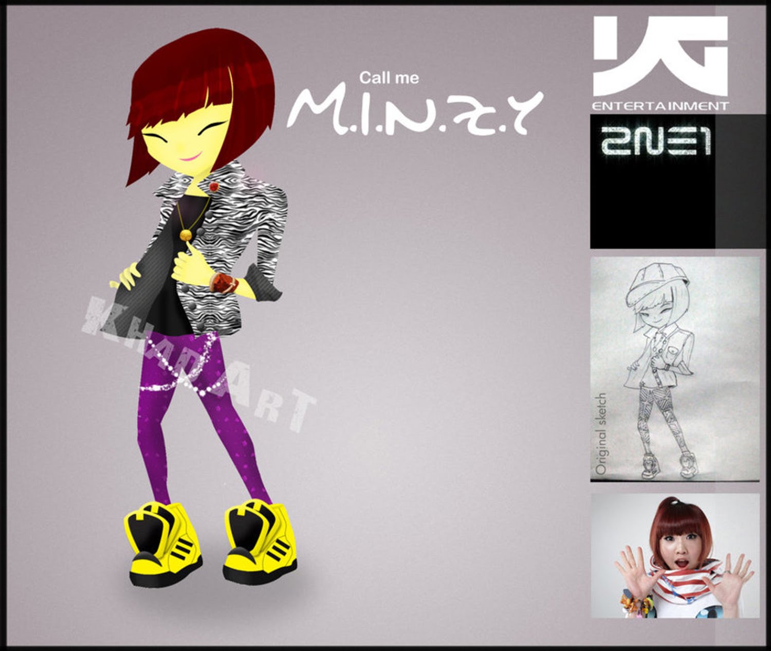 Aju-Kpop: 2NE1 "Chibi" K-Wallpaper