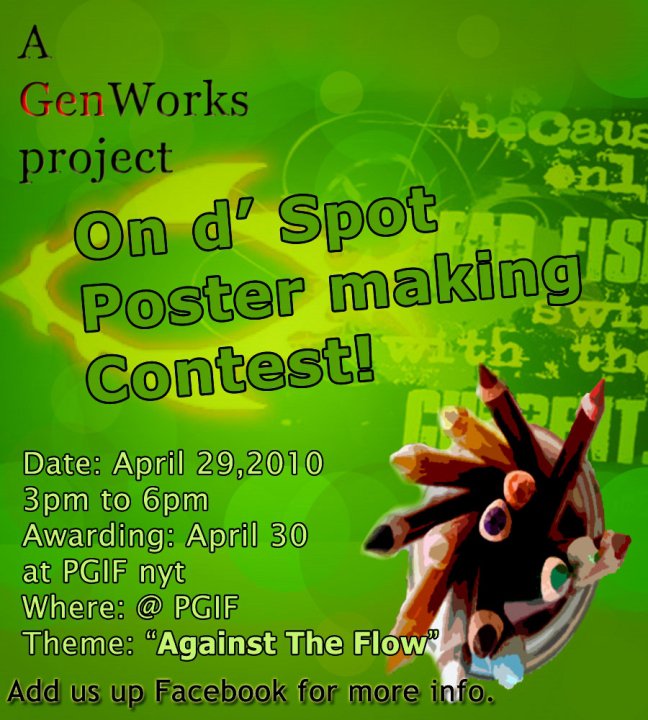 SOULJAH!!!!: Poster Making Contest