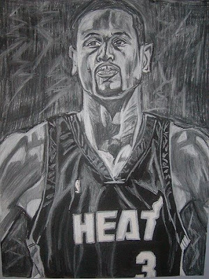 Drawing Pictures: Dwyane Wade Drawings