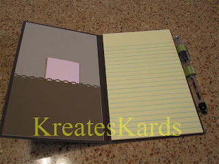 KreatesKards: Covered Notepad Tutorial - Big Shot Gift Project