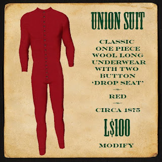 The Victorian Closet: The Union Suit now available!
