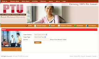 INDIA EDUCATION RESULTS: PTU MBA Results - PTU Distance Learning MBA ...