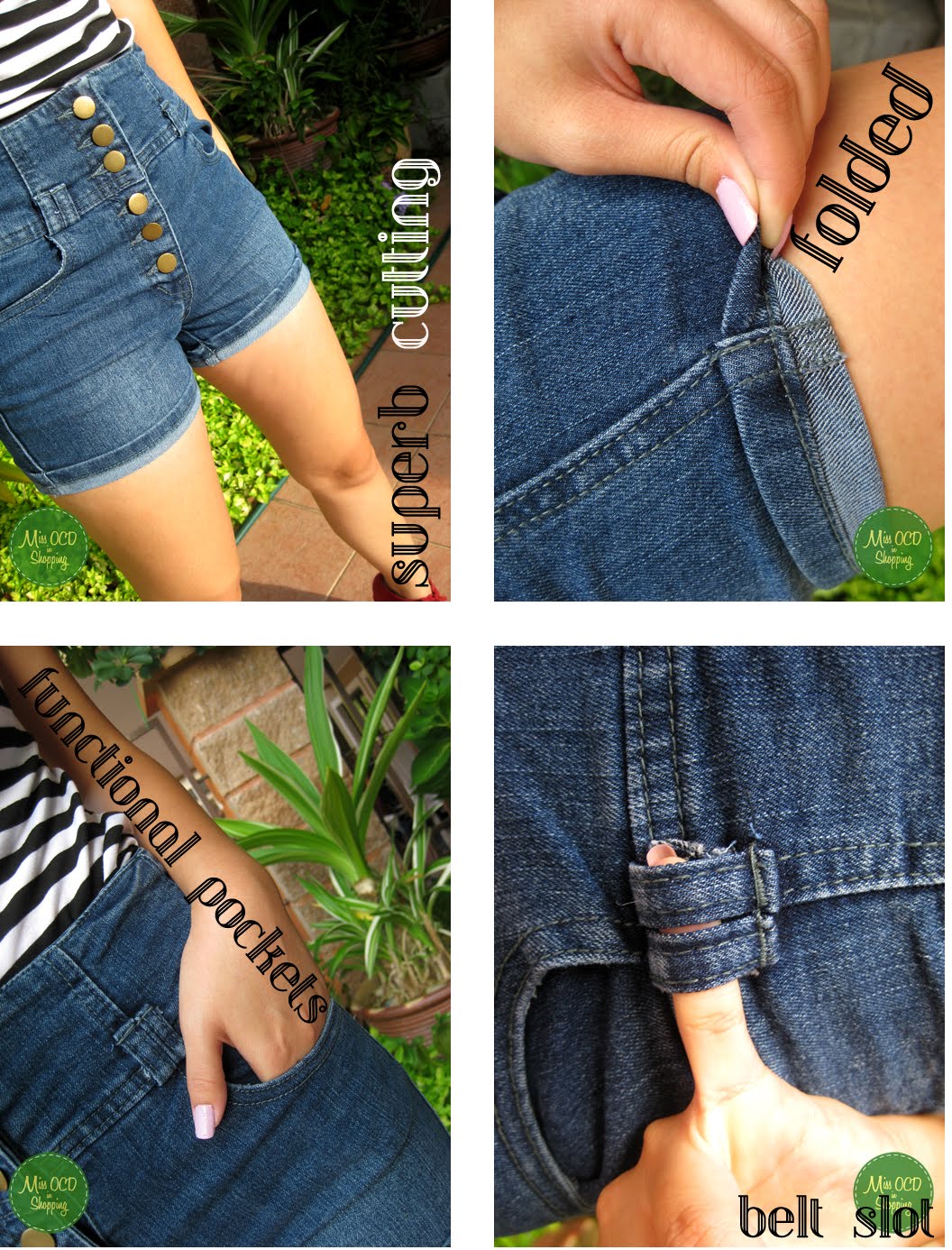 Miss OCD : Malaysia Online Shopping Blogshop: vivi highwaisted shorts