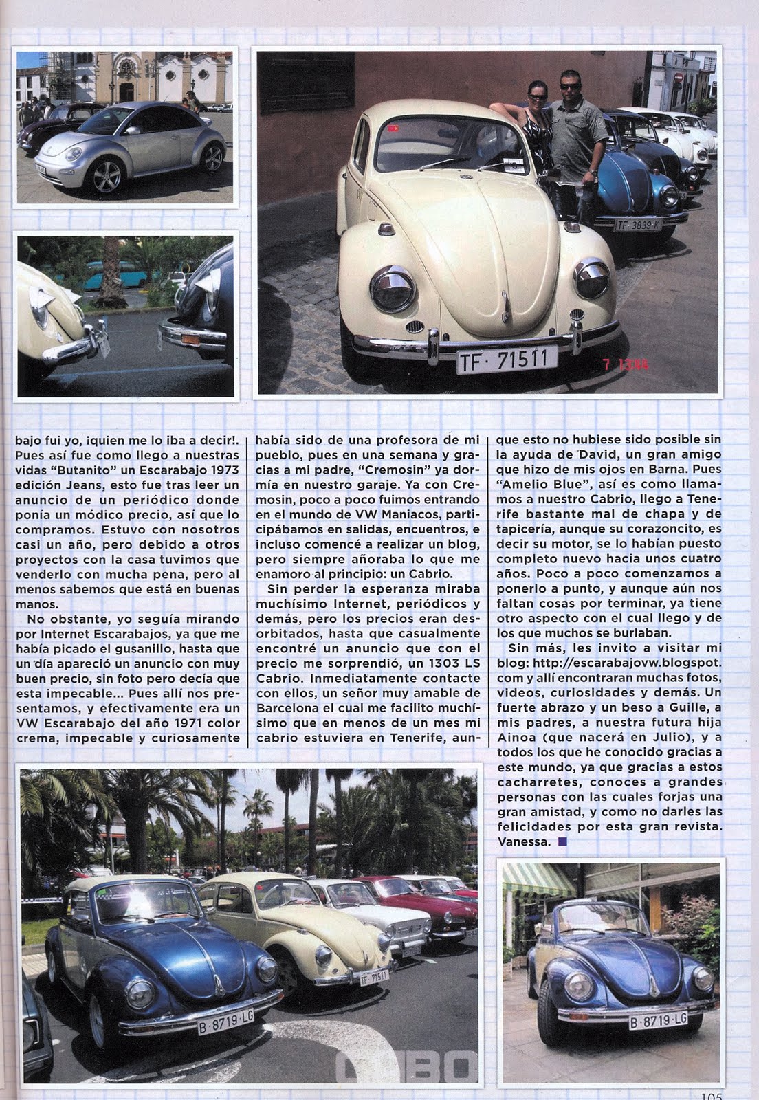 Volkswagen Escarabajo Tenerife: En la Super VW Magazine