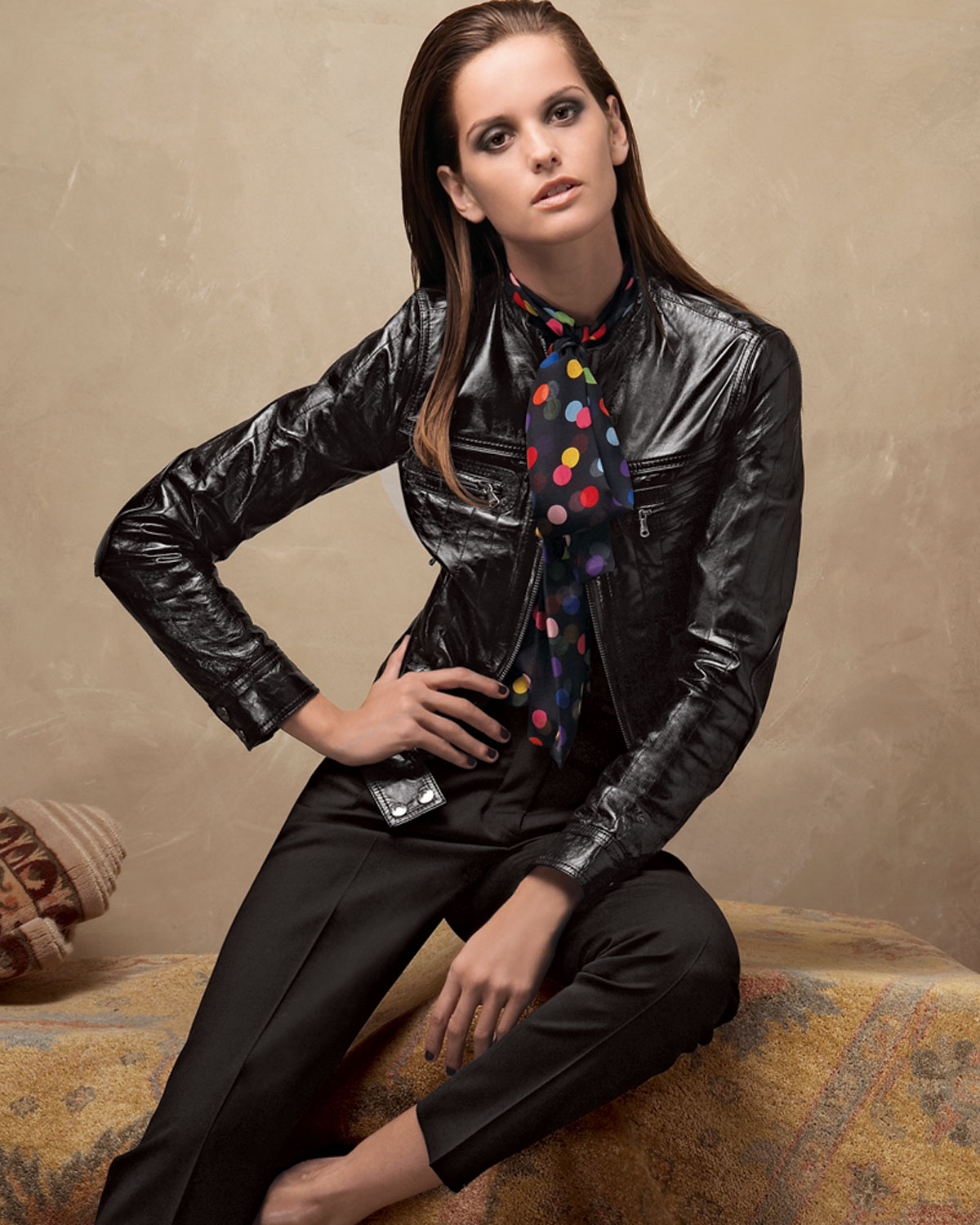 Leather Beauty: SuperModel Poll 20-Isabel Goulet