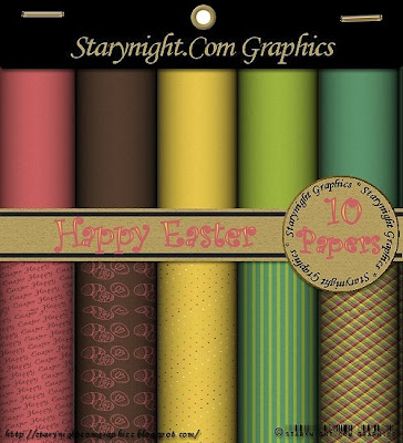 Starynight.Com Digital Scrapbook Kits: Happy Easter Digital Scrapbook ...